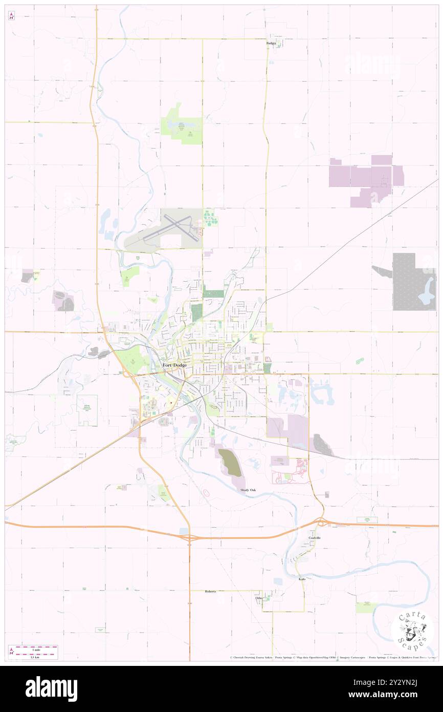 Fort dodge iowa map Cut Out Stock Images & Pictures - Alamy