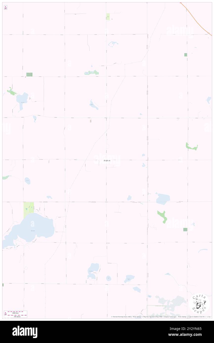 Osceola michigan map Cut Out Stock Images & Pictures - Alamy