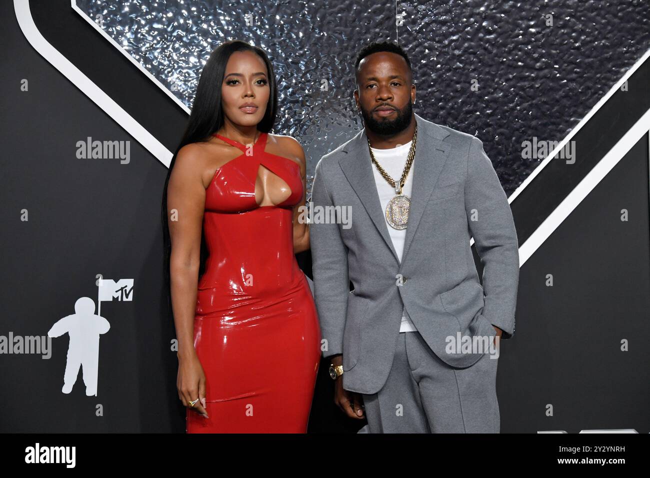 Angela Simmons, left, and Yo Gotti arrive at the MTV Video Music Awards ...