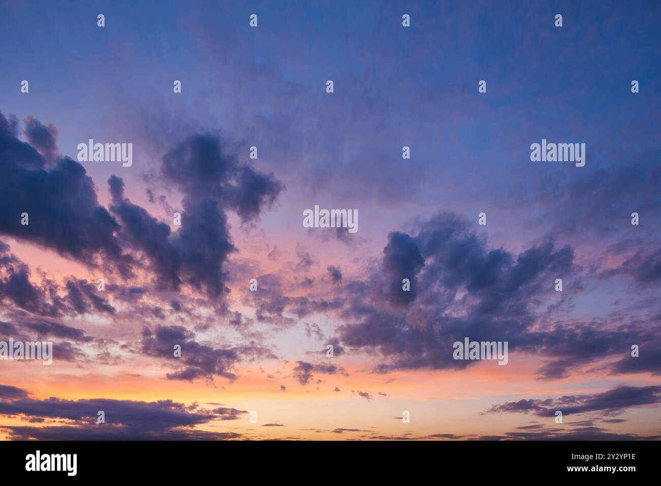 Panorama of evening sky with clouds. sunset Sky background, Sunrise sky ...