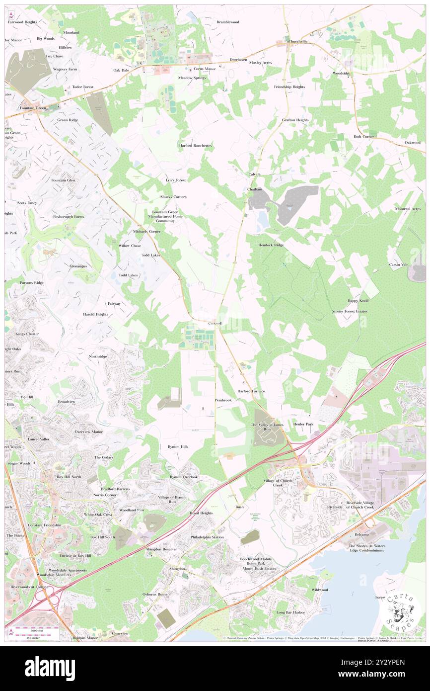 Creswell, Harford County, US, United States, Maryland, N 39 30' 27'', S ...