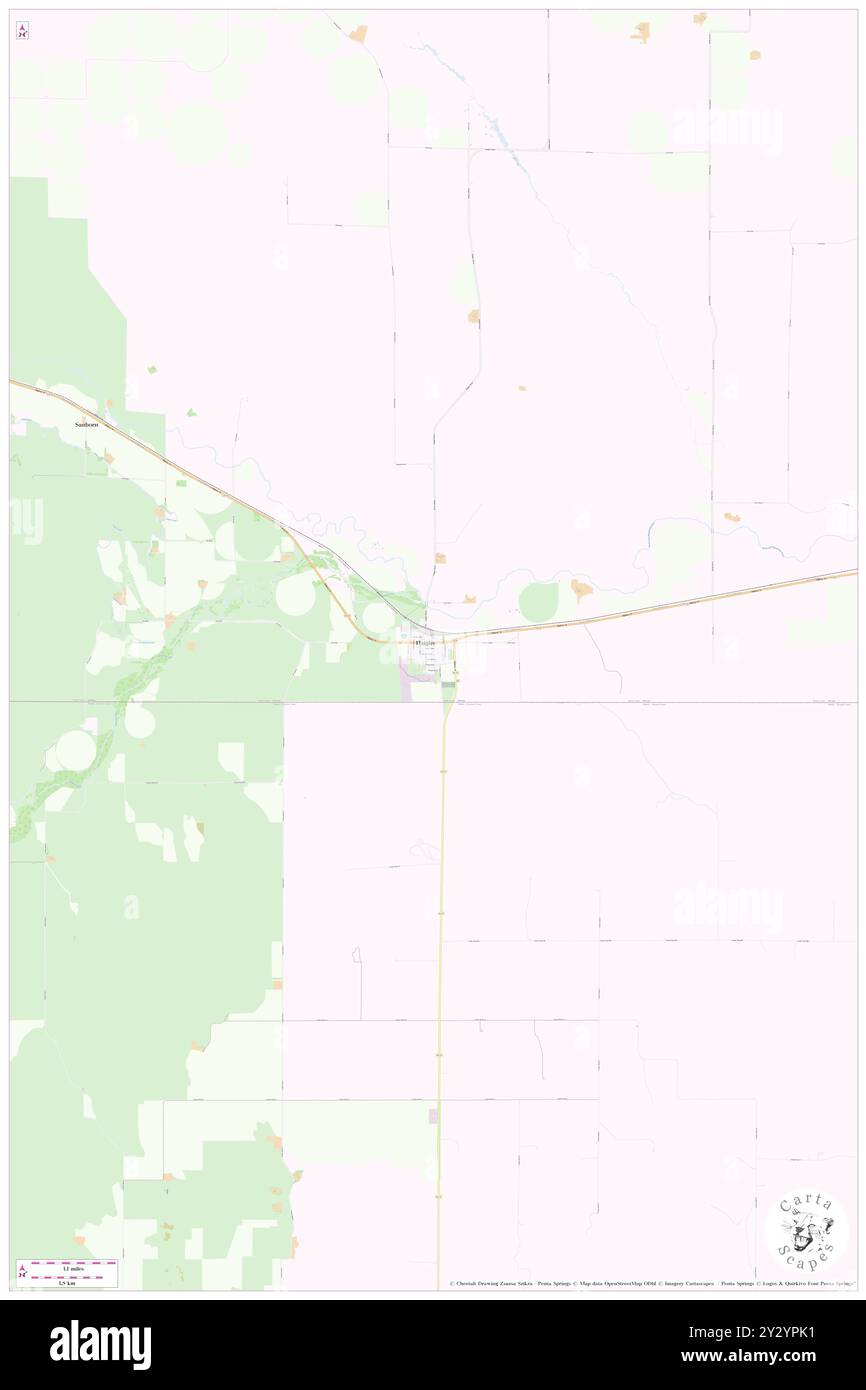 Dundy county map Cut Out Stock Images & Pictures - Alamy