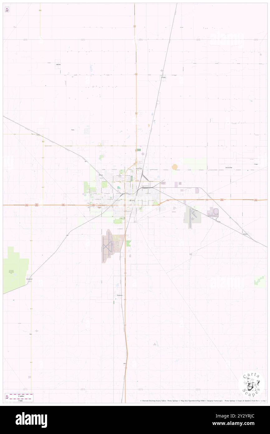 Enid map Cut Out Stock Images & Pictures - Alamy