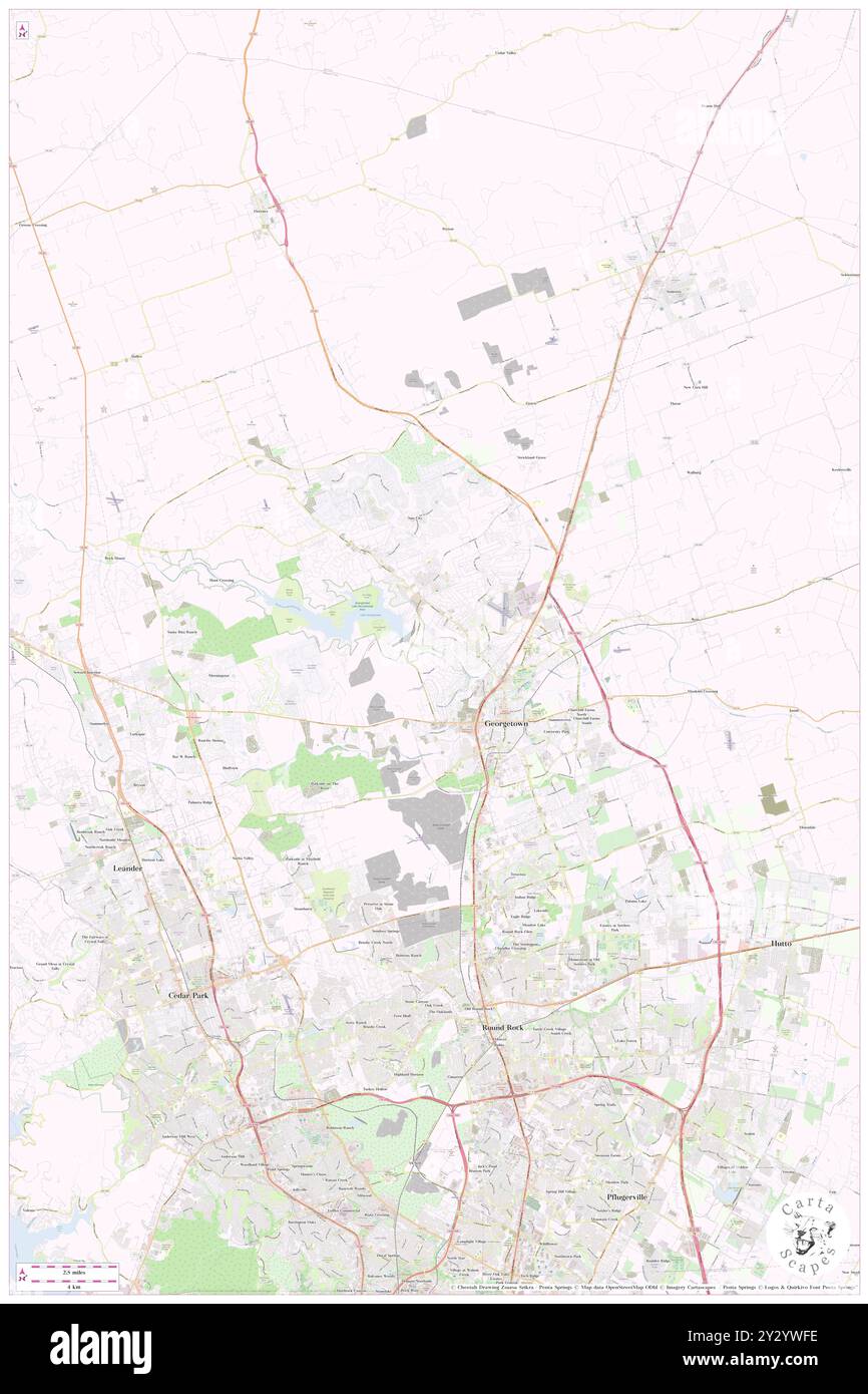 Georgetown texas map Cut Out Stock Images & Pictures - Alamy