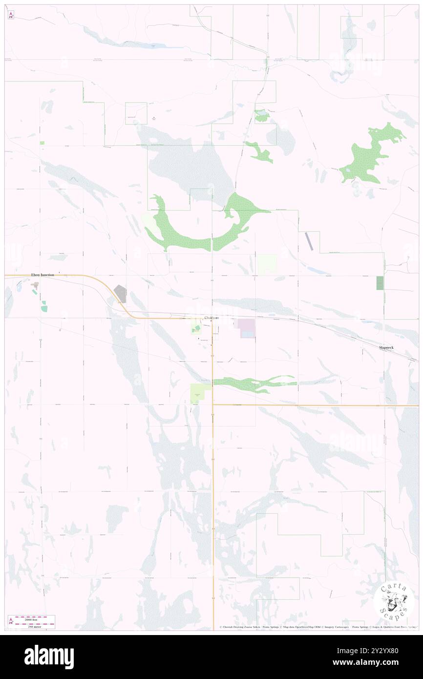 Alger county map hi-res stock photography and images - Alamy