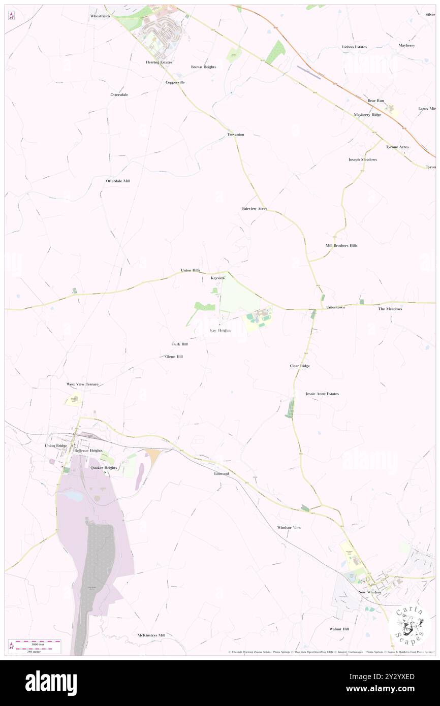 Key Heights, Carroll County, US, United States, Maryland, N 39 35' 21 ...