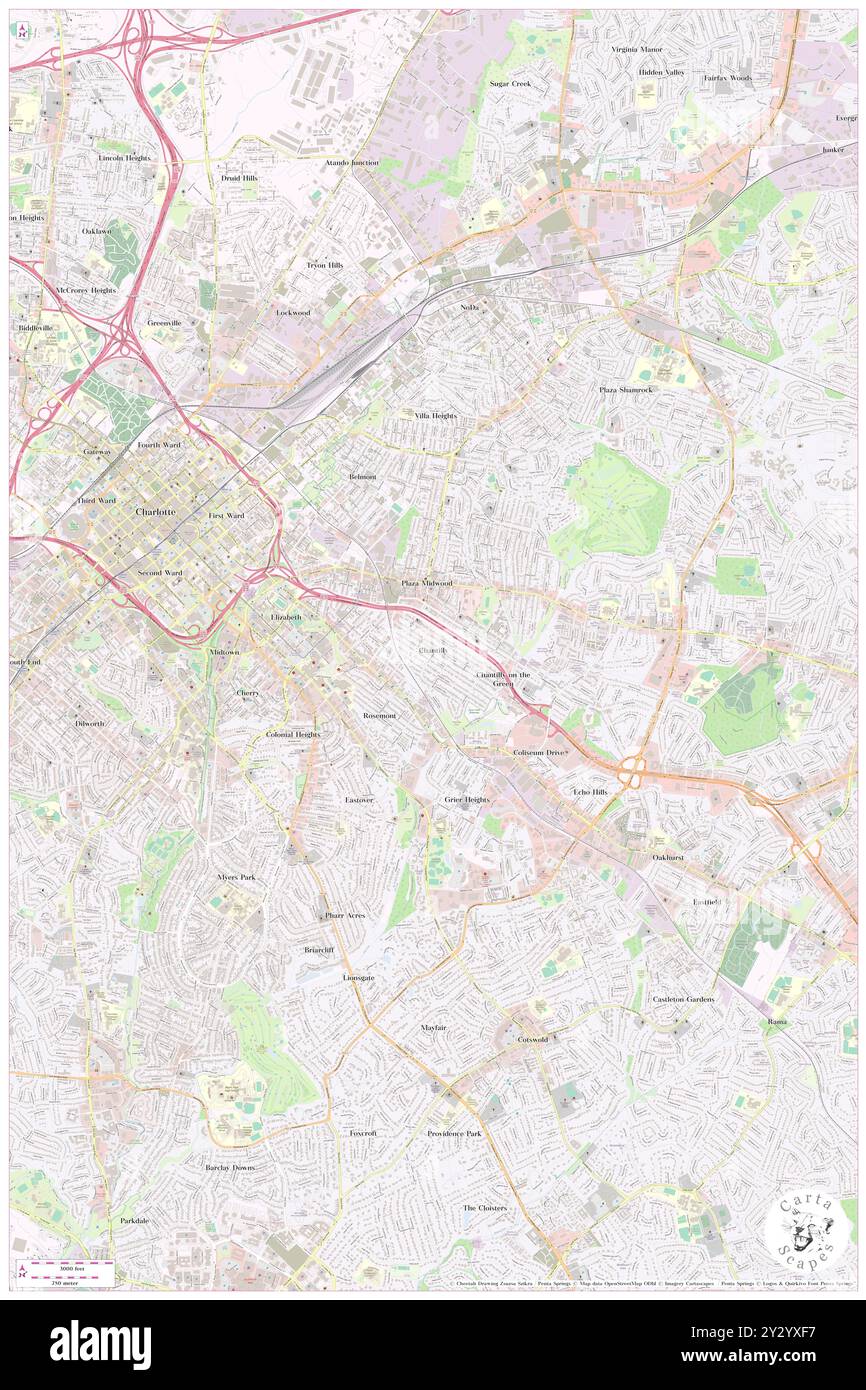 Chantilly, Mecklenburg County, US, United States, North Carolina, N 35 ...