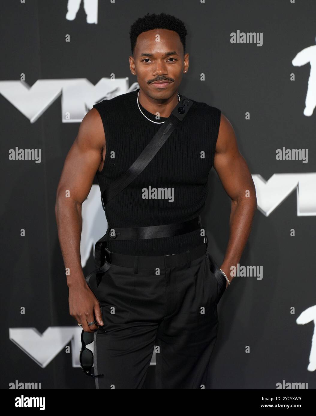 Elmont, United States. 11th Sep, 2024. Carter Gregory arrives on the ...