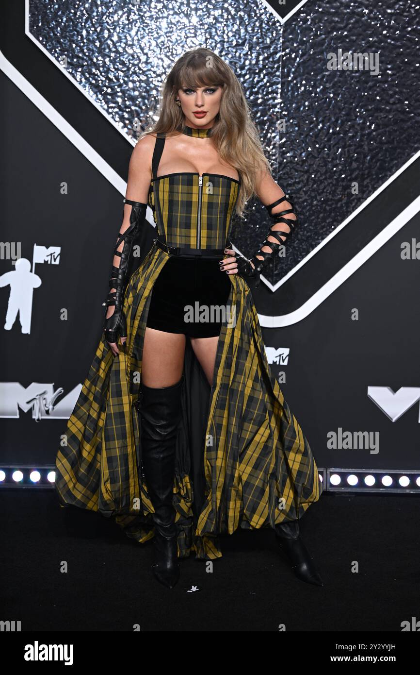 Taylor Swift attending the MTV Video Music Awards 2024 held at the UBS ...