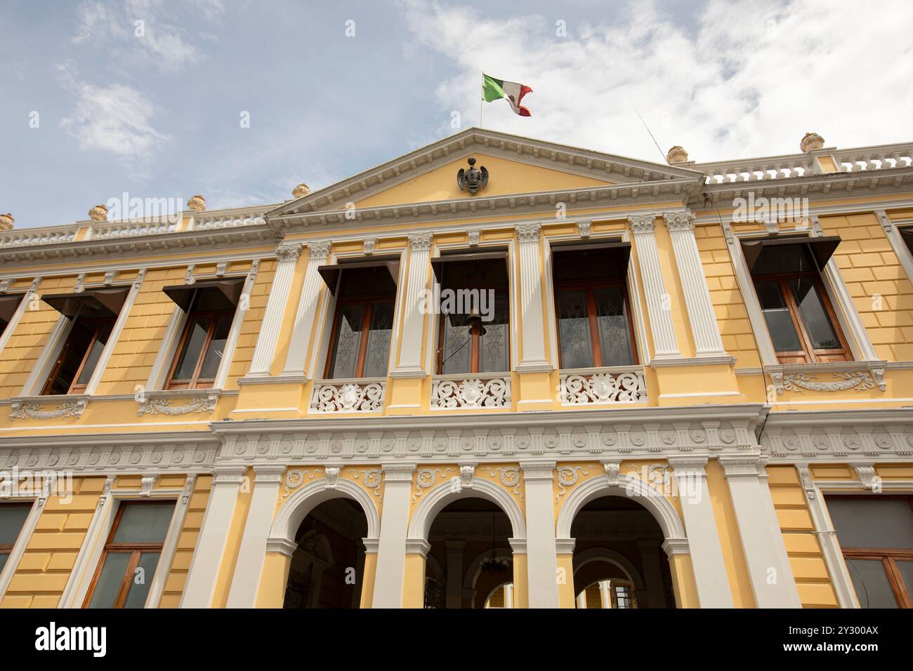 Orizaba, Veracruz, Mexico - July 14, 2022: Cloudy sun shines on the ...