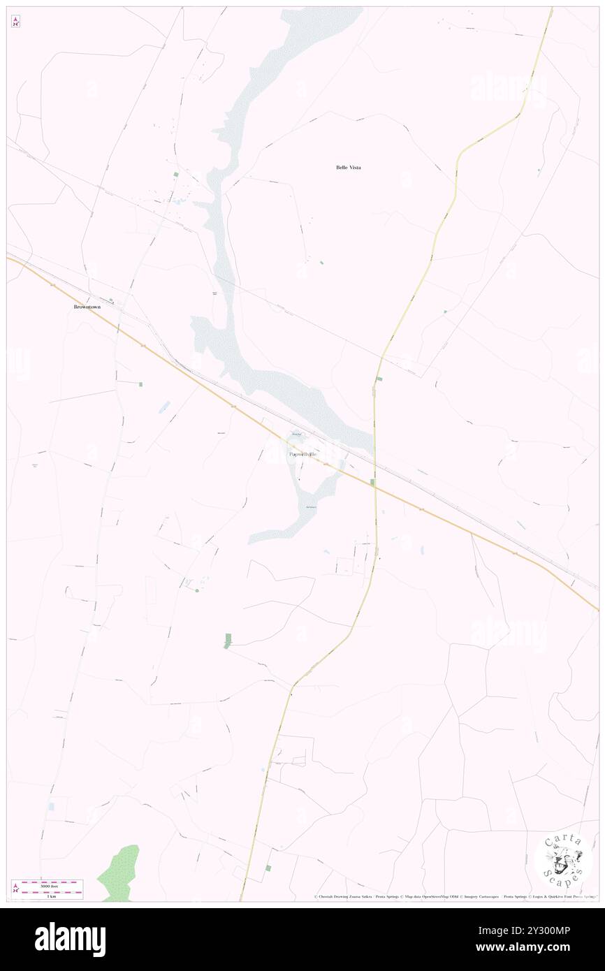 Brantley county map hi-res stock photography and images - Alamy