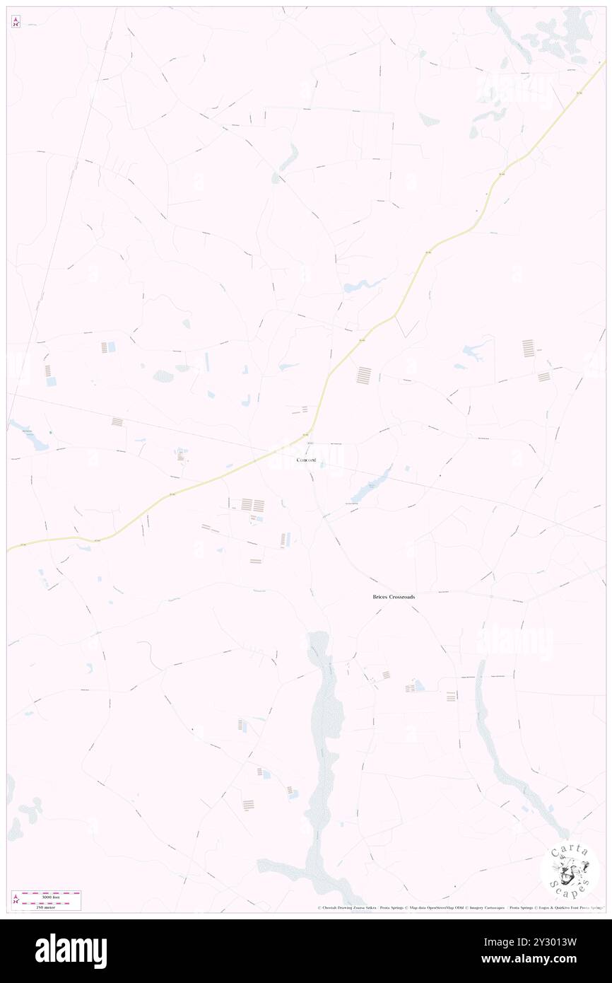 Concord, Duplin County, US, United States, North Carolina, N 34 50' 15 ...