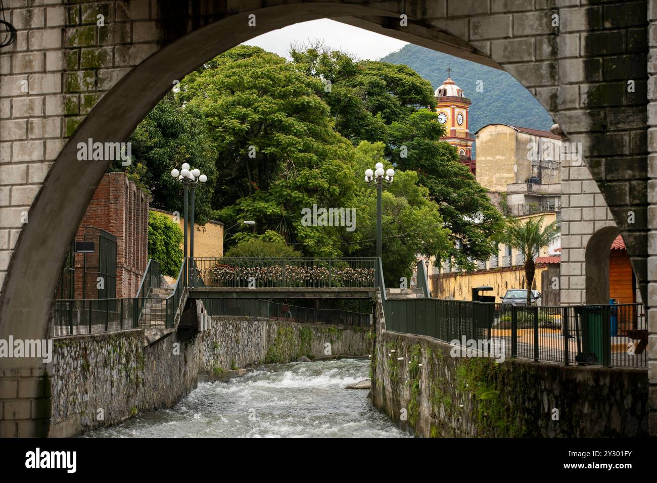 Orizaba, Veracruz, Mexico - July 14, 2022: The channelized river Rio ...
