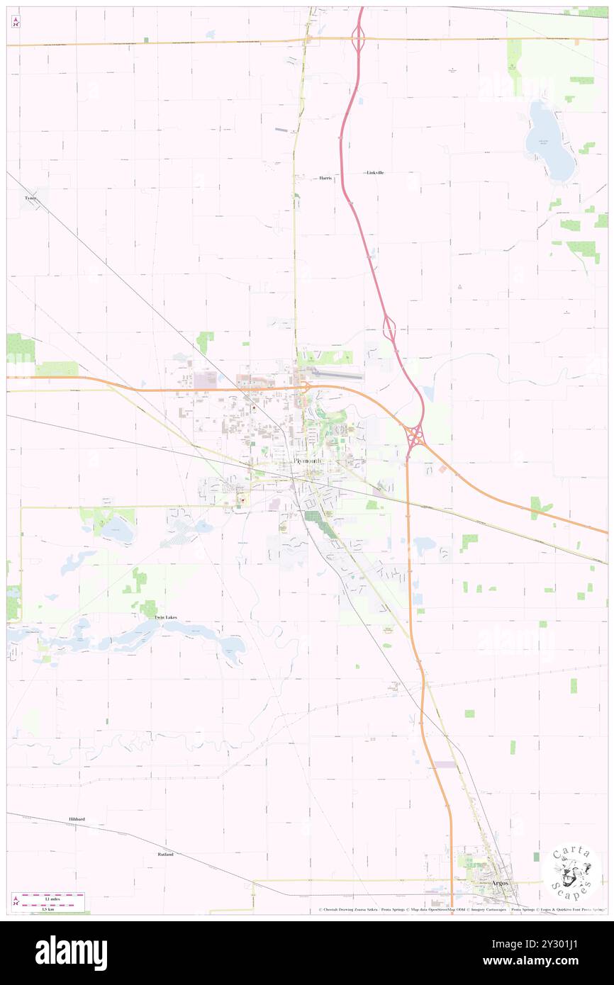 Marshall indiana map Cut Out Stock Images & Pictures - Alamy