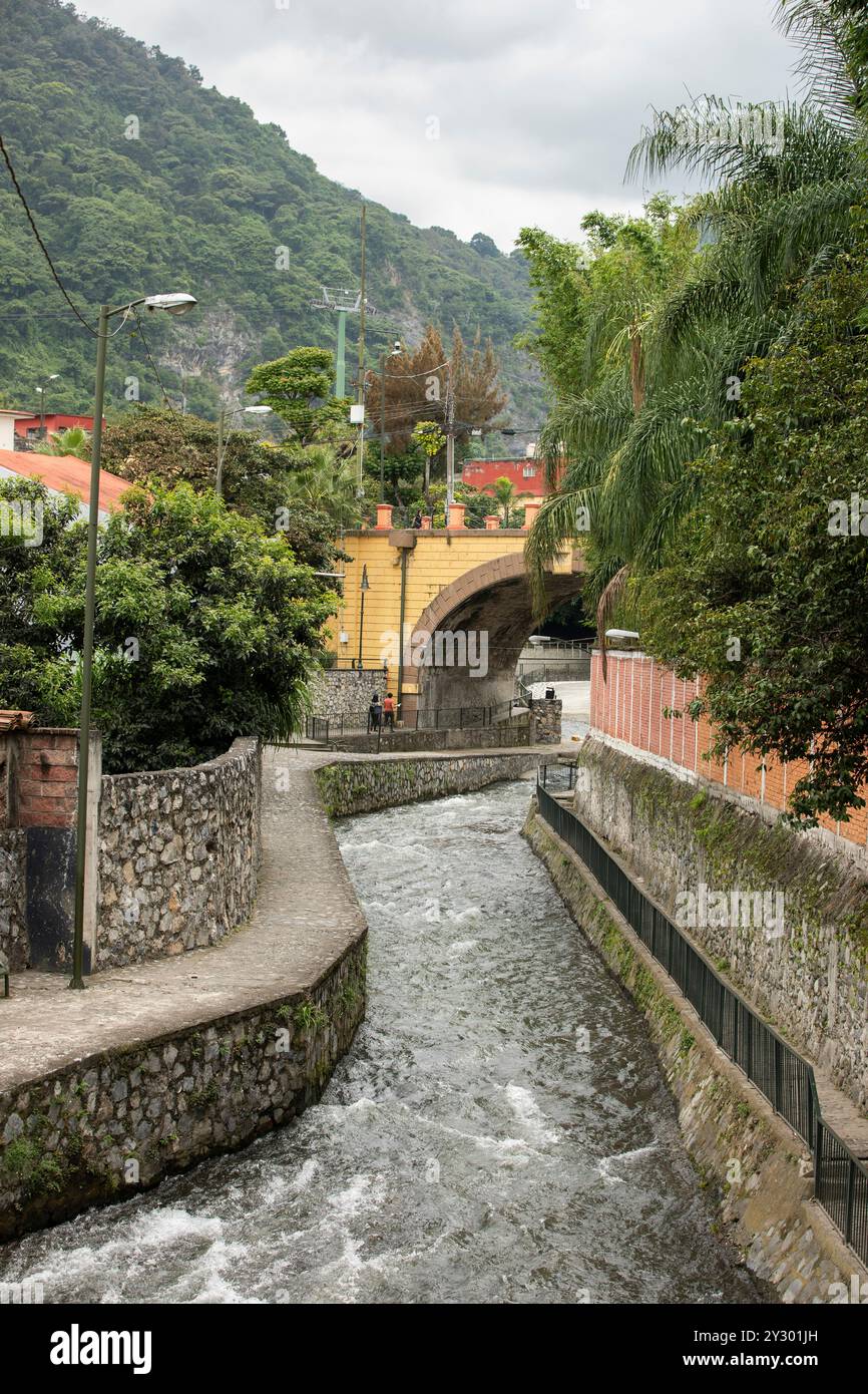 Orizaba, Veracruz, Mexico - July 14, 2022: The channelized river Rio ...
