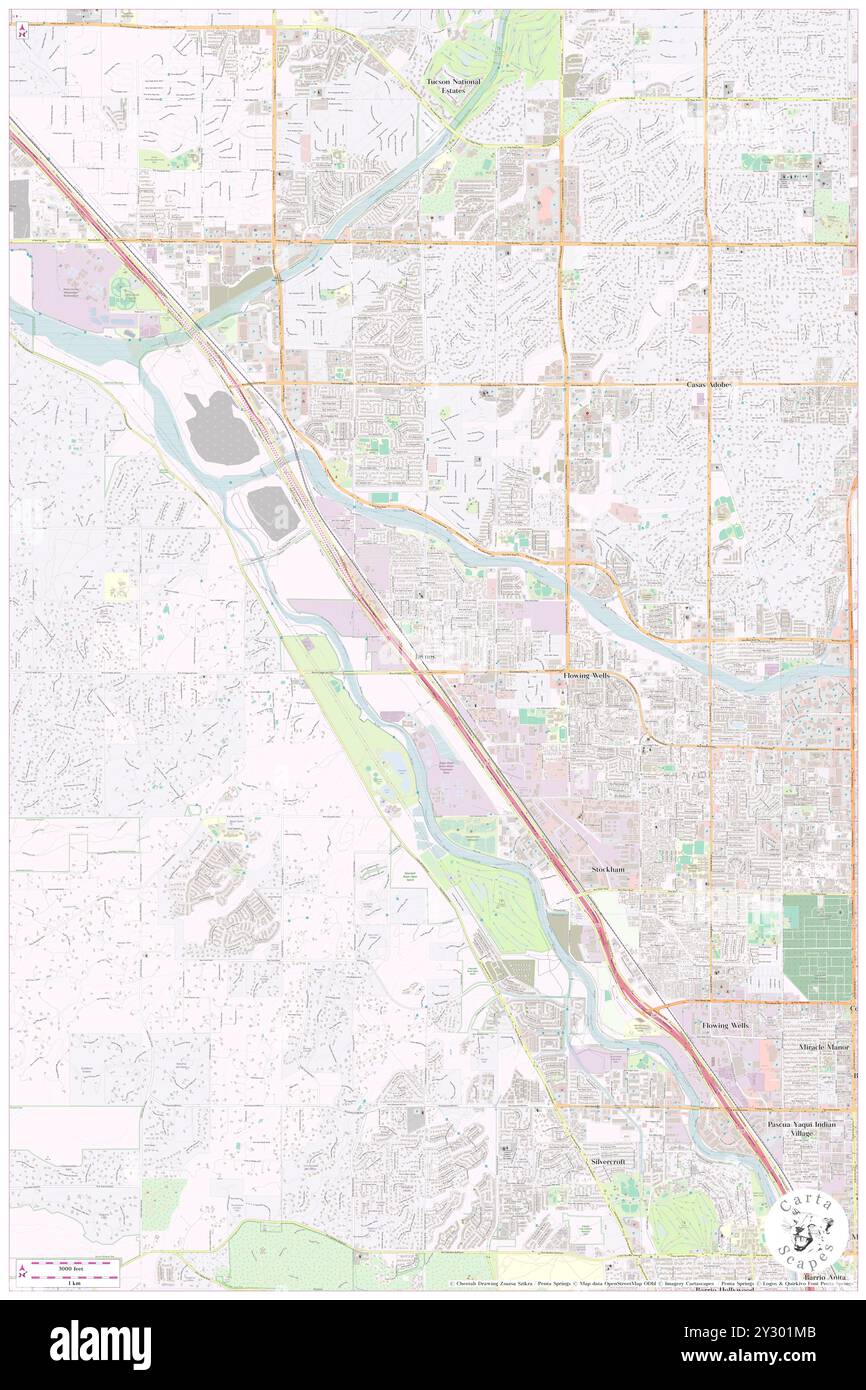 Hinsons Mobile Home Park, Pima County, US, United States, Arizona, N 32 ...