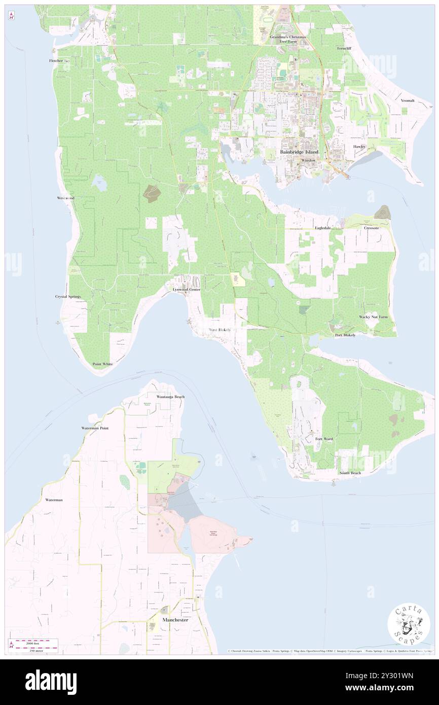 West Blakely, Kitsap County, US, United States, Washington, N 47 35' 53 ...