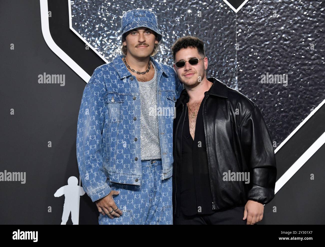 Joe Hegyes, left, and Andrew Muscarella arrive at the MTV Video Music ...