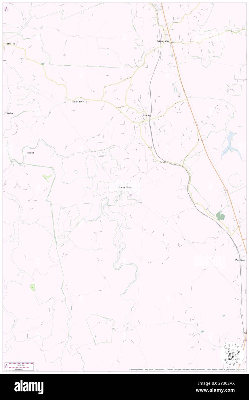 Map of mccreary hi-res stock photography and images - Alamy