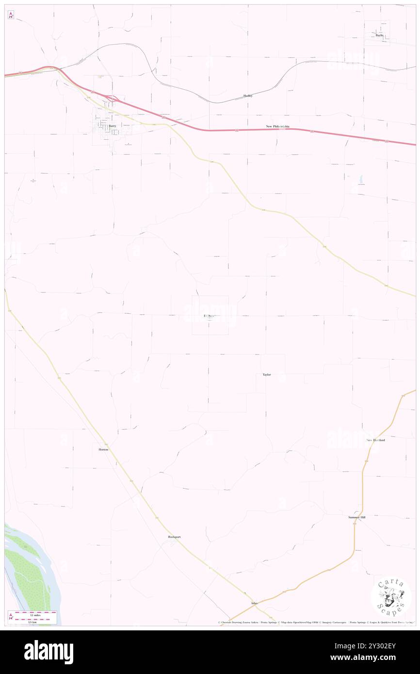 El Dara, Pike County, US, United States, Illinois, N 39 37' 21'', S 90 ...