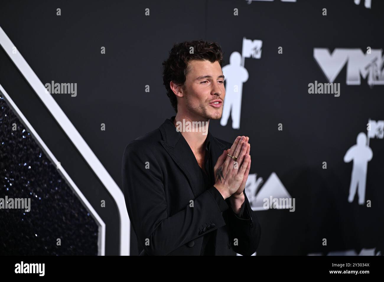 Shawn Mendes attending the MTV Video Music Awards 2024 held at the UBS ...