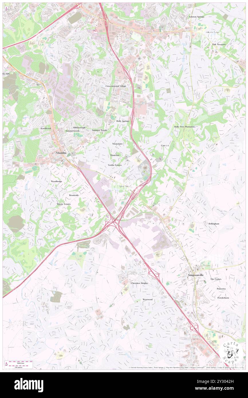 Lake Taro, Greenville County, US, United States, South Carolina, N 34 ...