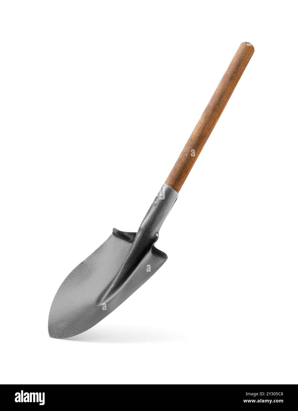 One camping shovel isolated on white. Hand tool Stock Photo - Alamy