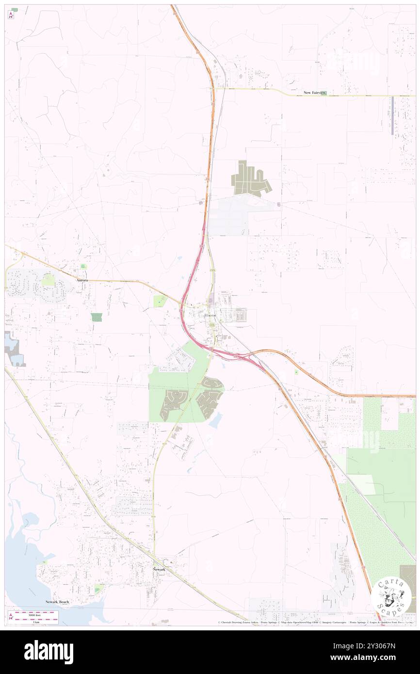 Map of rhome hi-res stock photography and images - Alamy