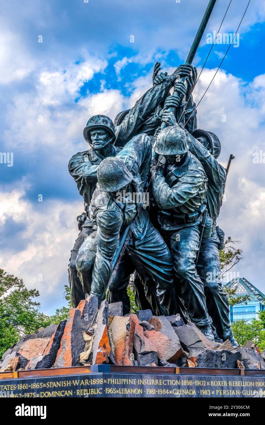 The Marine Corps War Memorial Arlington Virginia Washington DC ...