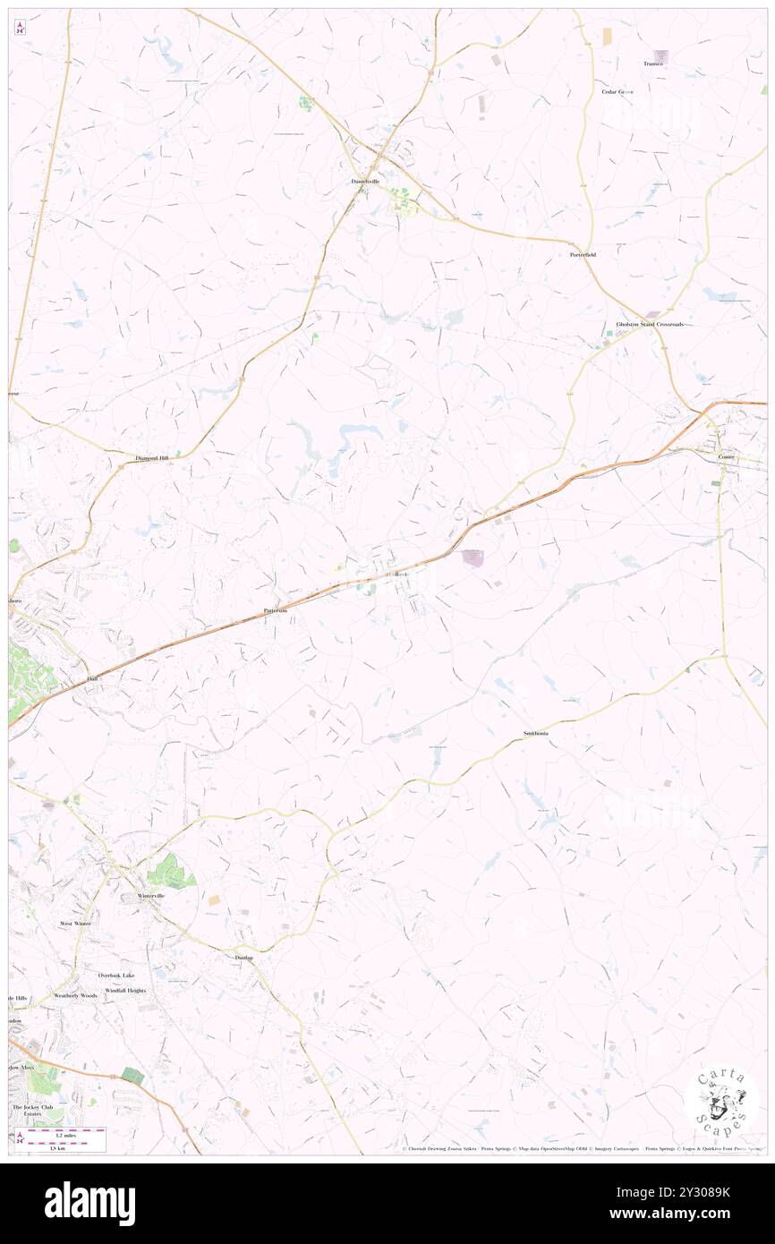 Madison georgia map hi-res stock photography and images - Alamy