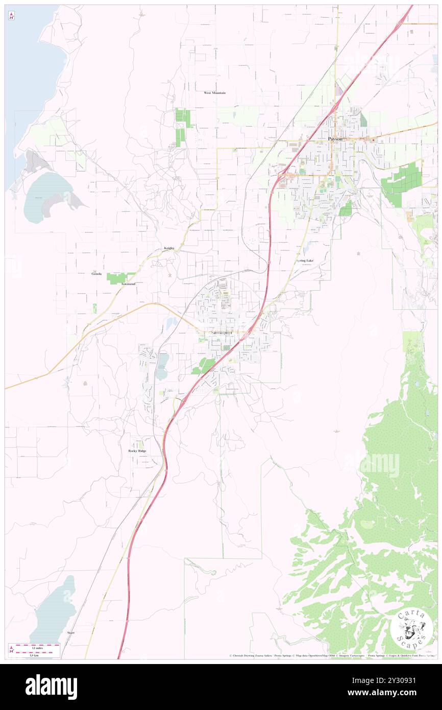 Santaquin, Utah County, US, United States, Utah, N 39 58' 31'', S 111 ...