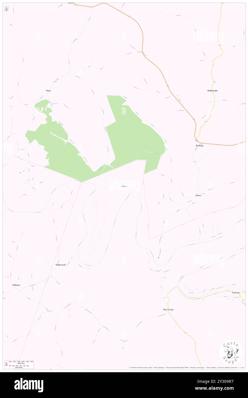 Breathitt county map Cut Out Stock Images & Pictures - Alamy
