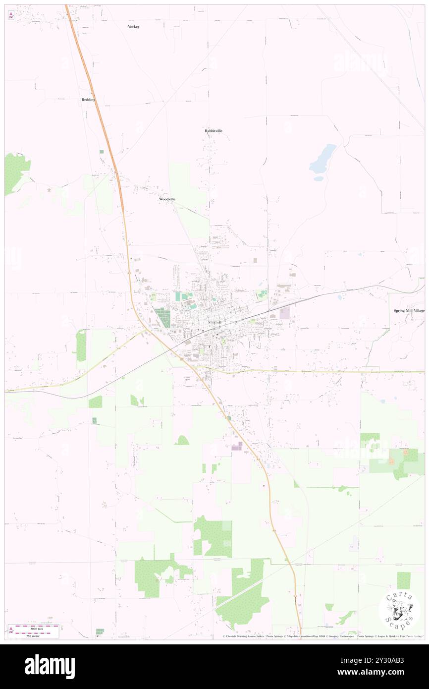 Mitchell map of indiana Cut Out Stock Images & Pictures - Alamy