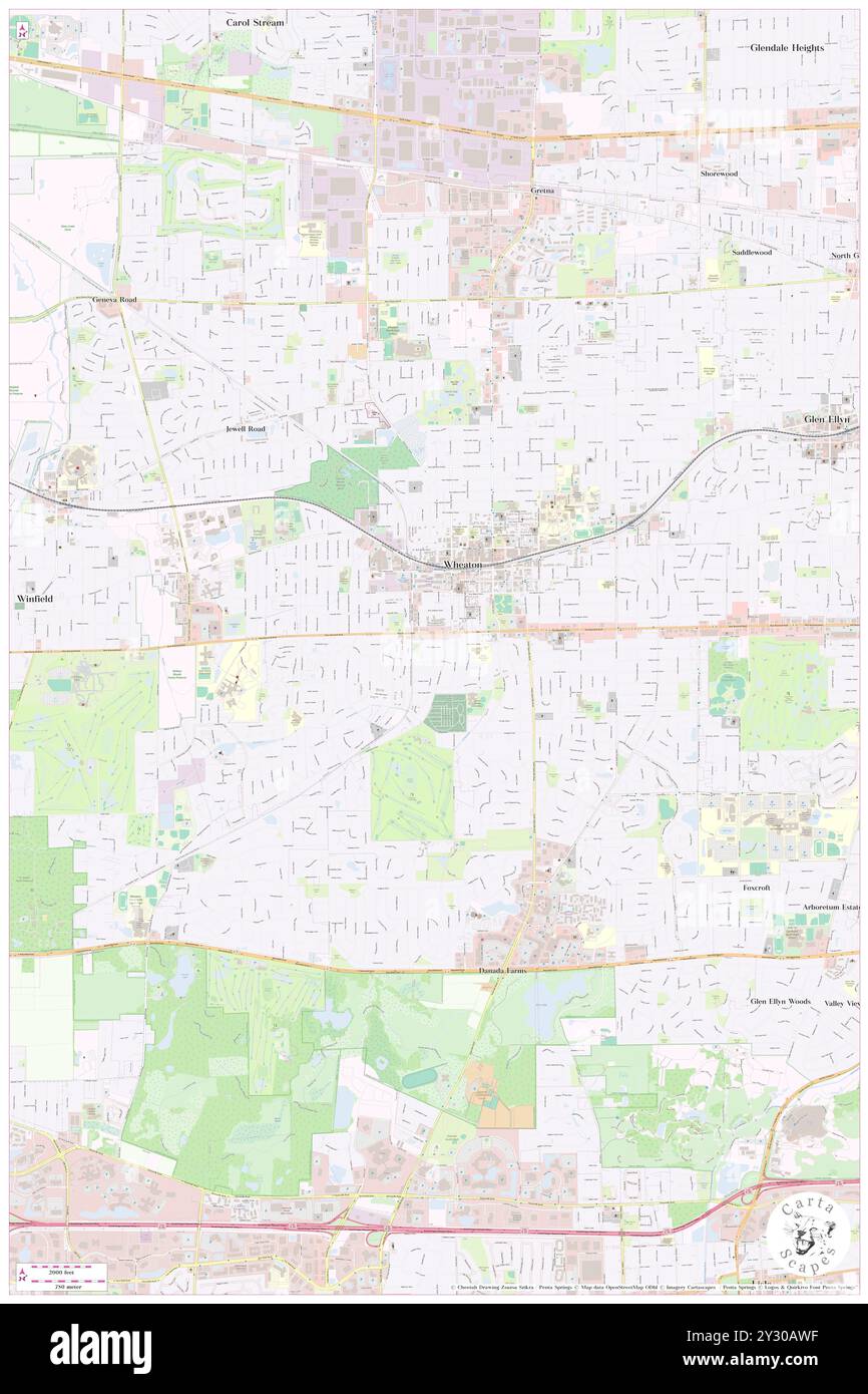 Map of dupage hi-res stock photography and images - Alamy