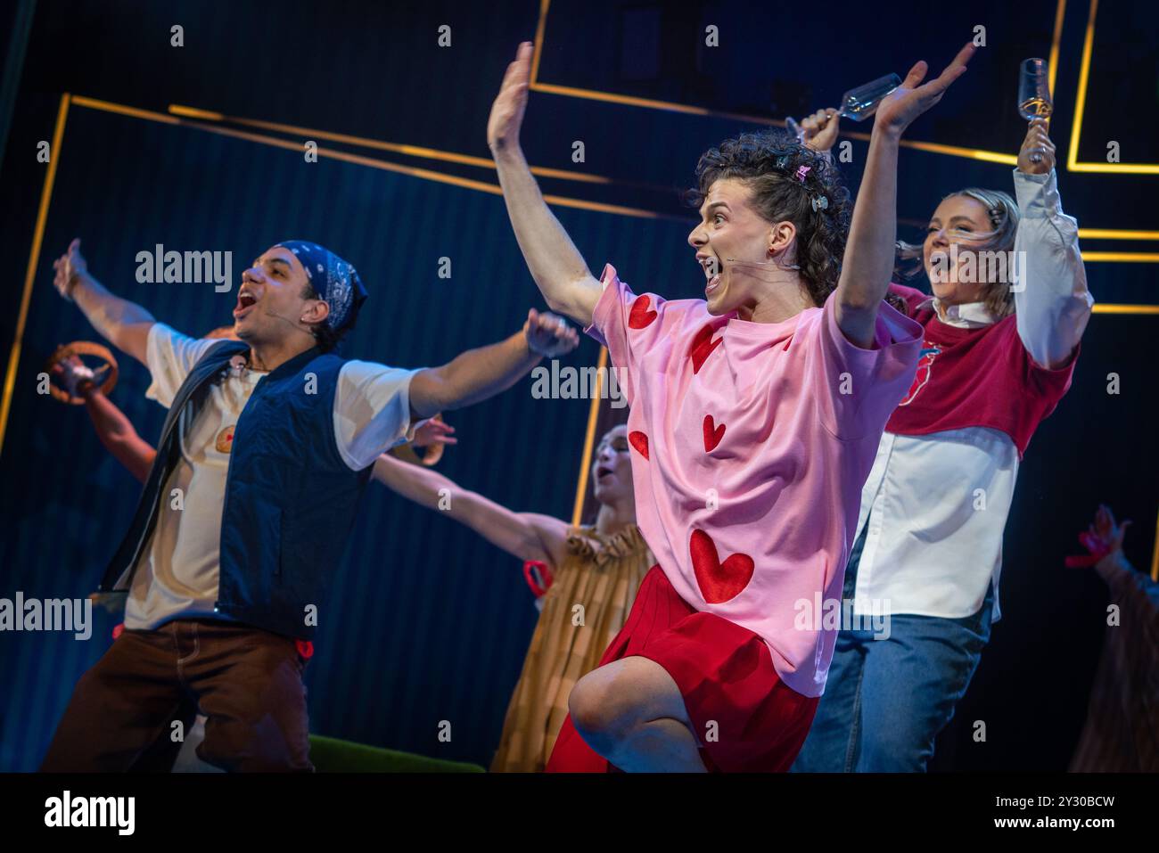 London, UK. 11th September 2024. Cast members: (L-R)Noah Thomas, Jo ...