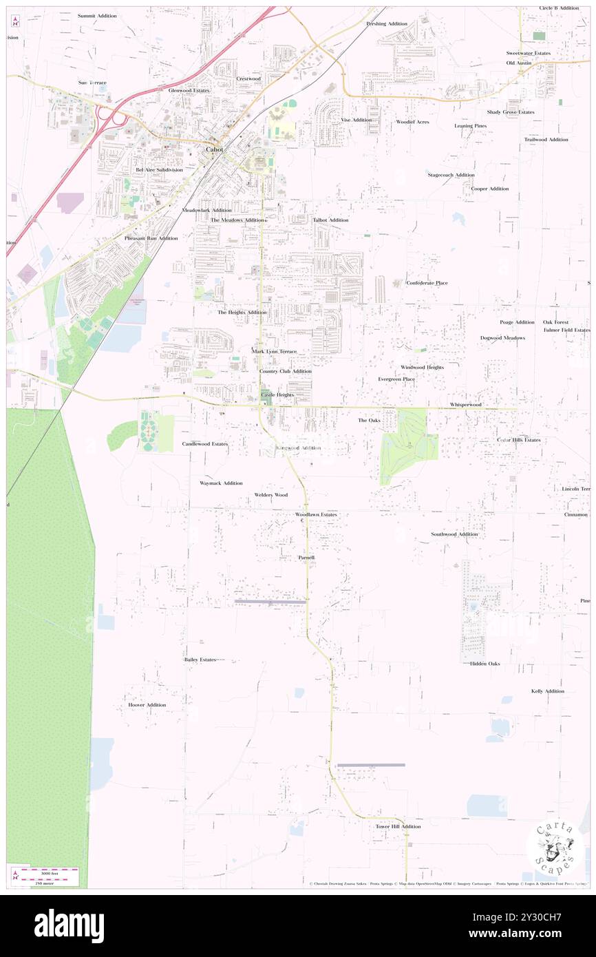 Kingwood Addition, Lonoke County, US, United States, Arkansas, N 34 55 ...