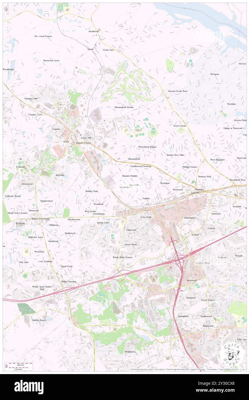 Sweetbriar, Columbia County, US, United States, Georgia, N 33 31' 5 ...