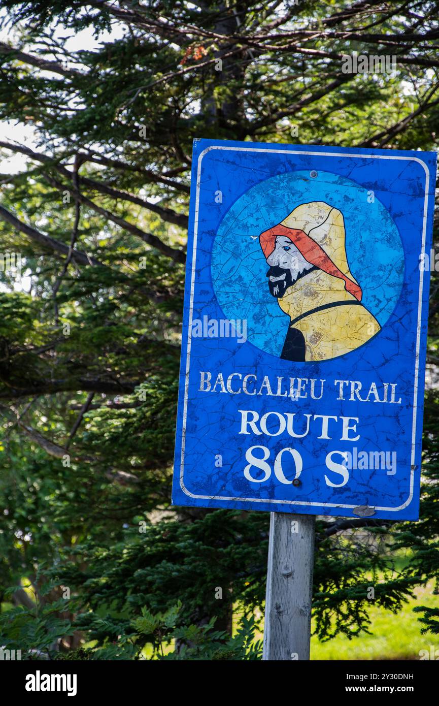 Baccalieu Trail route 80 S sign in Dildo, Newfoundland & Labrador ...