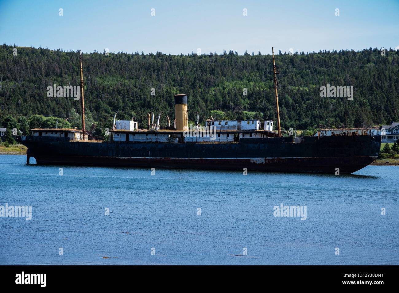 SS Kyle shipwreck in Harbour Grace, Newfoundland & Labrador, Canada ...