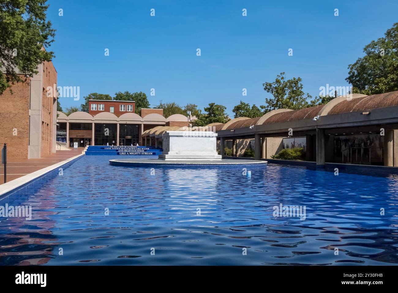Atlanta, Ga, USA. 10th Sep, 2024. The tomb of Martin Luther King Jr ...