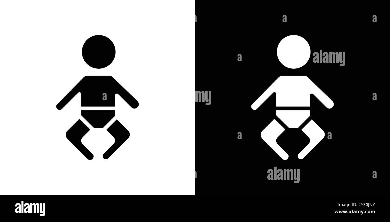 Baby icon vector logo set collection or bundle pack group Stock Vector ...