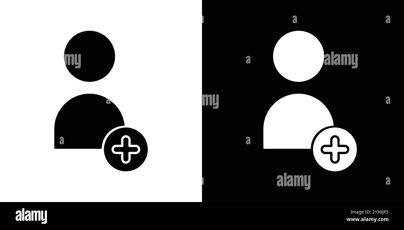 Add a new user icon vector logo set collection or bundle pack group ...