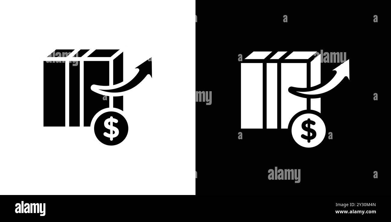Shipping charges icon vector logo set collection or bundle pack group ...
