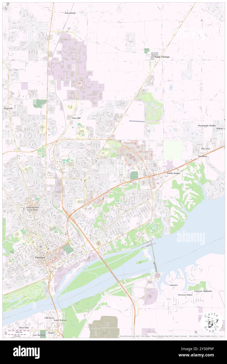 Windcrest, Lauderdale County, US, United States, Alabama, N 34 49' 56 ...