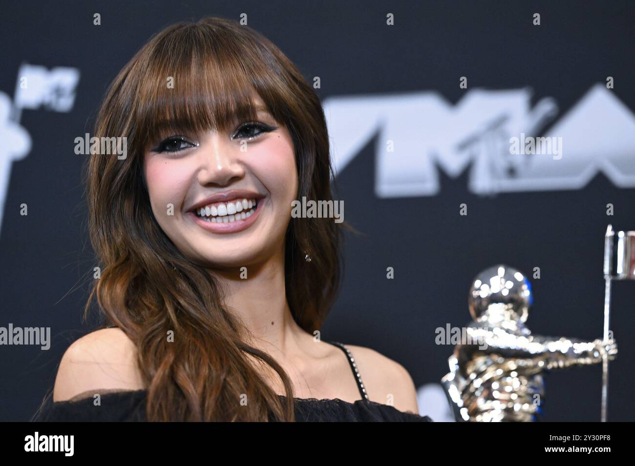 New York, USA. 11th Sep, 2024. Lalisa "LISA" Manobal from Black Pink ...