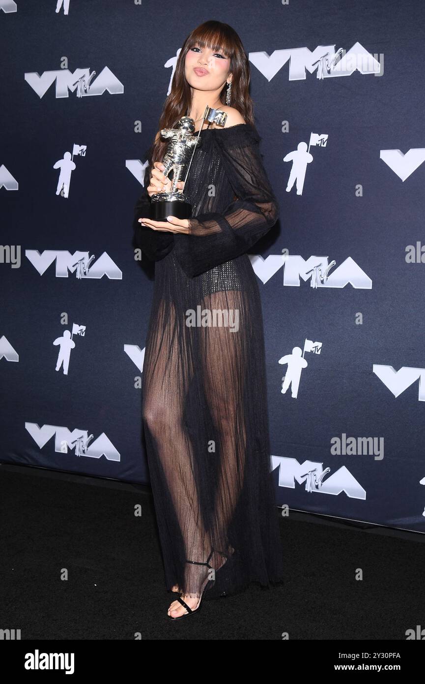 New York, USA. 11th Sep, 2024. Lalisa "LISA" Manobal from Black Pink ...