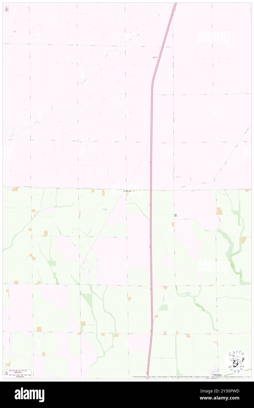 Map of welland Cut Out Stock Images & Pictures - Alamy