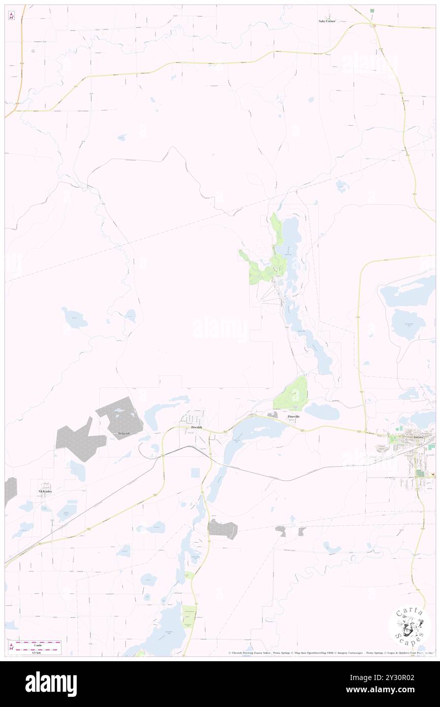 Map of biwabik Cut Out Stock Images & Pictures - Alamy