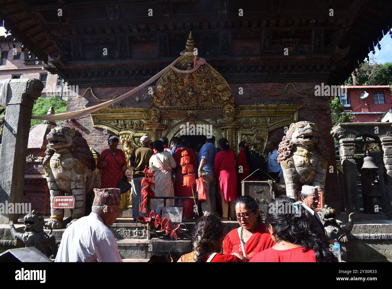 Sankhu Bajrayogini Temple Kathmandu Nepal Stock Photo - Alamy