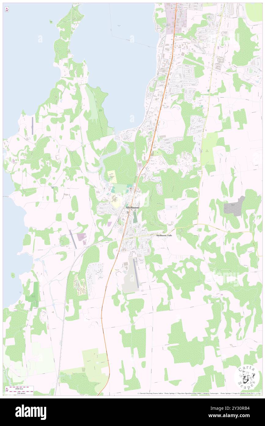 Shelburne map hi-res stock photography and images - Alamy